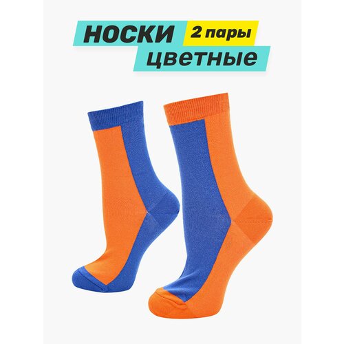 Носки Big Bang Socks, 2 пары, размер 40-44, синий