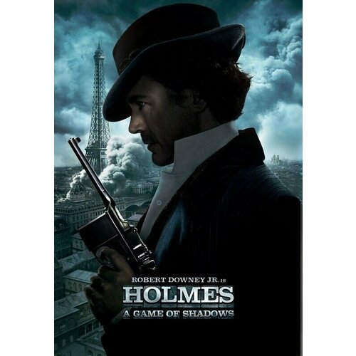 Плакат, постер на холсте Шерлок Холмс: Игра теней (Sherlock Holmes A Game of Shadows), Гай Ричи. Размер 60 х 84 см