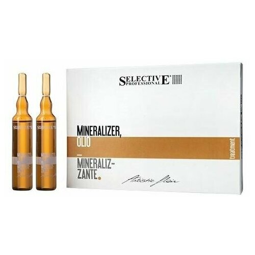 Масло Selective Professional Artistic Flair Mineralizer Olio, Реструктурирующий лосьон для волос, 78*10 мл