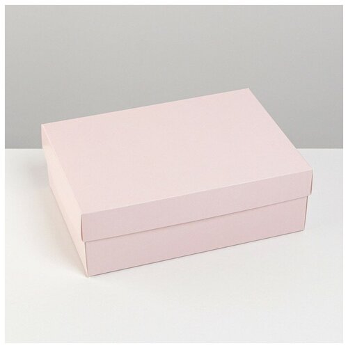 Коробка складная ТероПром 7303474 «Розовая», 21 х 15 х 7 см