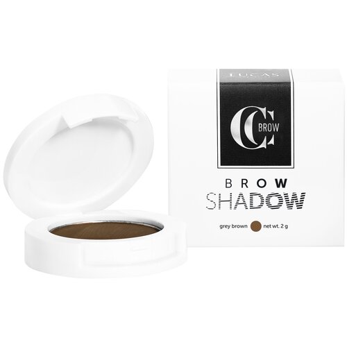 Тени для бровей серо-коричневый Lucas Cosmetics CC Brow Shadow Gray Brown