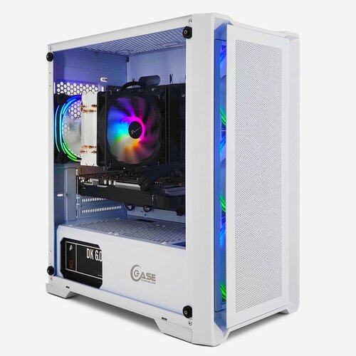 Игровой PC юкомс Ryzen 7 7700, GTX 1650 4GB, SSD 120GB, 16GB DDR5, БП 450W, win 10 pro, White game case