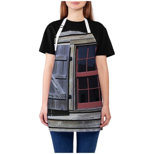 Фартук женский для готовки JoyArty "Нужно закрывать окна", универсальный размер