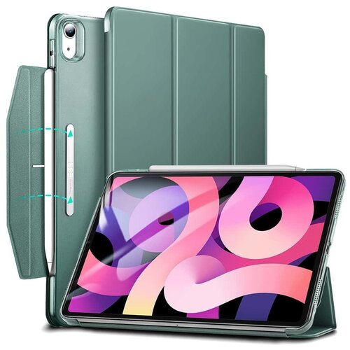 Чехол книжка ESR Ascend Trifold Case для iPad Air 4 (2020) Cactus Green, зеленый