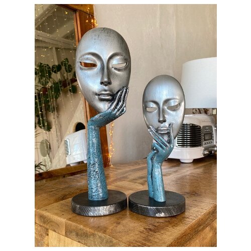 Набор статуэток маски декор для дома и офиса подарок награда сувенир