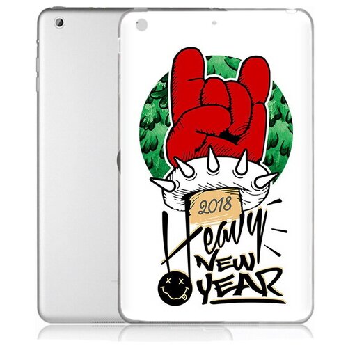 Чехол задняя-панель-накладка-бампер MyPads Гангстер новый год для Apple iPad 7 10.2 (2019)/Apple iPad 8 10.2 (2020)/Apple iPad 9 10.2 (2021)-A2197/A2200/A2198/A2270/A2428/A2429/A2430 противоударный
