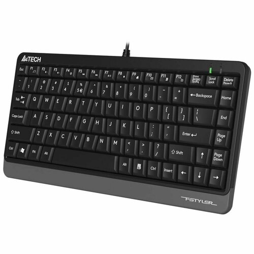 Клавиатура A4Tech Fstyler FKS11 черный/серый USB FKS11 GREY (960458)
