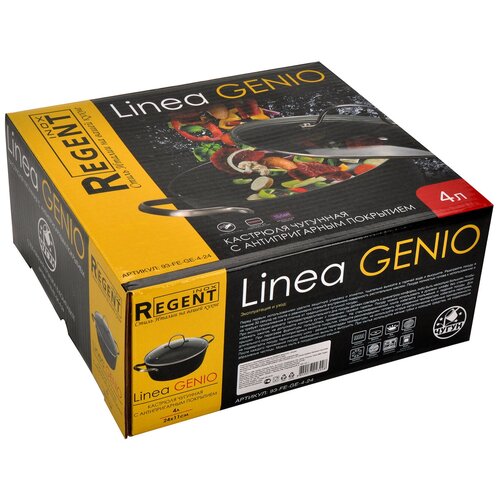 93-FE-GE-4-24 Кастрюля 24х11см 4 л. Linea Genio