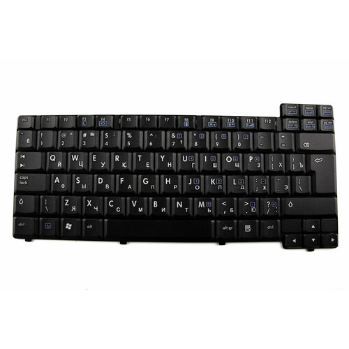 Клавиатура для ноутбука HP Compaq nx6105 черная, крепления вверху