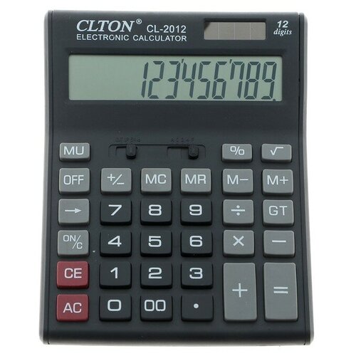 --- Калькулятор настольный, 12-разрядный, CL-2012, двойное питание