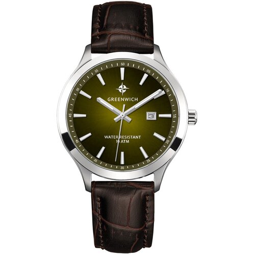 Наручные часы GREENWICH Helm GW 041.12.30, серебряный, желтый