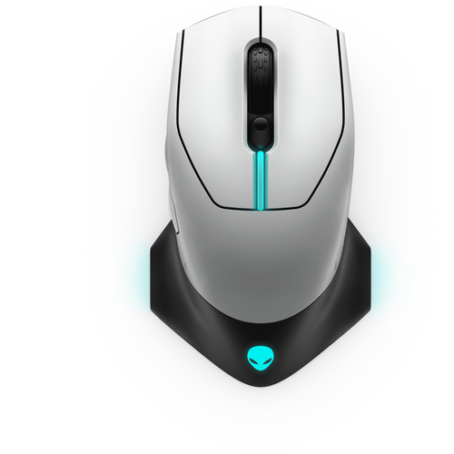 Мышь Dell Mouse AW610M Alienware, белая/черная