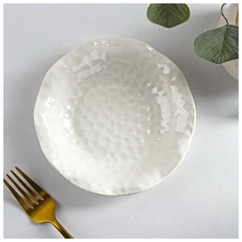 Тарелка керамическая пирожковая «Воздушность», 220 мл, d=15 см