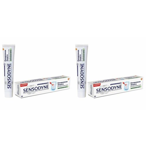 Sensodyne Зубная паста "Ежедневная защита", Морозная мята, 75 мл, 2 шт