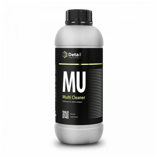 DETAIL MULTI CLEANER (MU), универсальный очиститель, концентрат, канистра 1 л