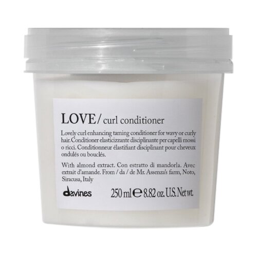 Davines кондиционер Essential Haircare New Love Curl для тонких и волнистых волос, 250 мл