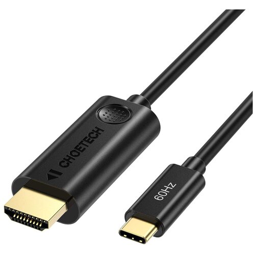 Кабель CHOETECH USB-C 3 to HDMI, 1.8 м, Black [CH0019-BK]