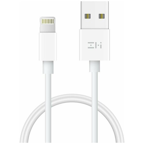 Кабель ZMI AL831 USB - 8-pin 2m. круглый белый