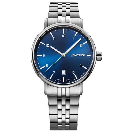 Наручные часы WENGER Urban Classic 01.1731.121, синий, серебряный