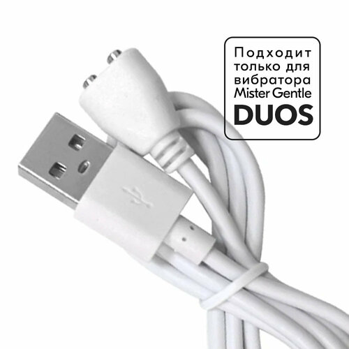 Магнитный USB кабель зарядки для вибратора Mister Gentle Duos