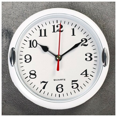 Часы настенные, серия: Классика, "Джессика", дискретный ход, 15х15 см, 13 см, часы интерьерные