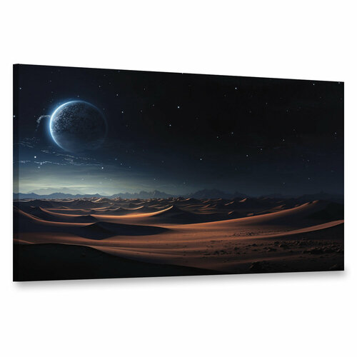 Интерьерная картина 100х60 "Пейзаж с песчаными дюнами"