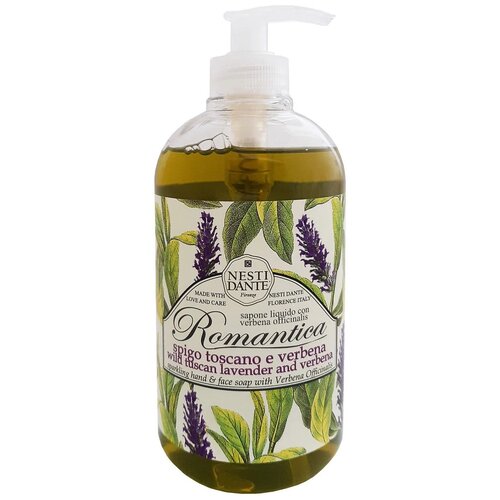 Nesti Dante Мыло жидкое Romantica Wild Tuscan Lavender and Verbena, 500 мл