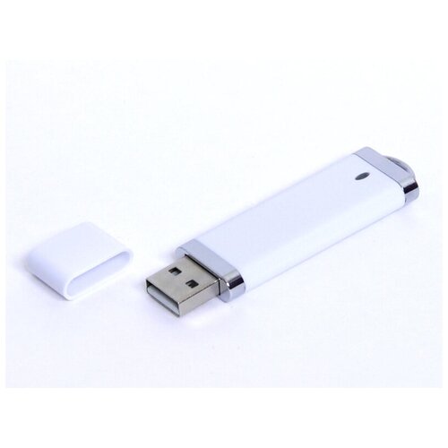 Промо флешка пластиковая «Орландо» (128 Гб / GB USB 2.0 Белый/White 002)