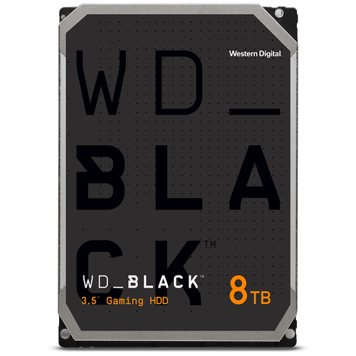 Жесткий диск WD Black WD8002FZWX 8ТБ 3,5" 7200RPM 128MB (SATA III)Жесткий диск WD Black™ WD8002FZWX 8ТБ 3,5" 7200RPM 128MB SATA III