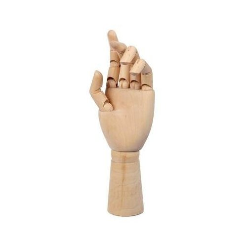 Деревянная фигура Анатомические детали: Рука левая мужская, высота 31 см 5269805 .