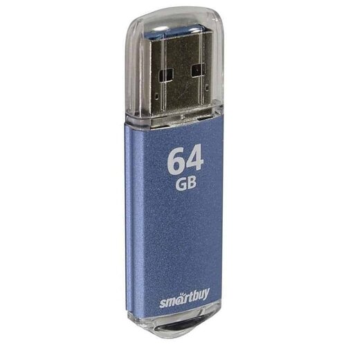 USB Flash 64Gb Smart Buy V-Cut синяя 3.0