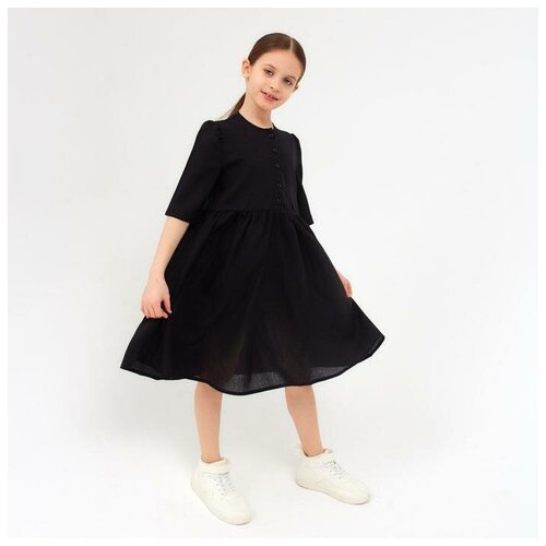 Платье Minaku, размер 128 см, черный