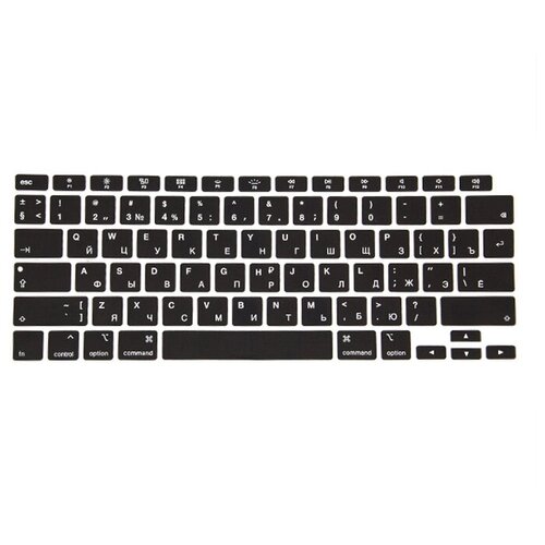 Накладка Viva на клавиатуру для Macbook Air 13 2020 US, силиконовая, черная