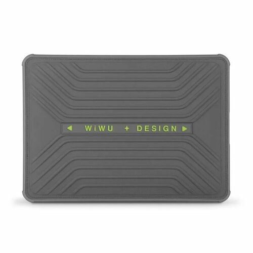 Чехол-папка для ноутбука MacBook 13.6 / 14.2 дюйма WiWU Defender Sleeve Pro - Серый