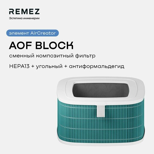 Композитный НЕРА13+угольный фильтр Антивирус AOV BLOCK для климатического комплекса REMEZ AirCreator RMC-411 (модуль воздух)