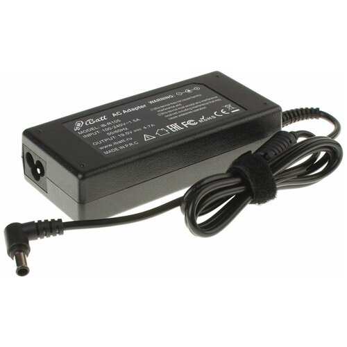 Блок питания iBatt iB-B1-R105 19,5V 4,7A, 92W, разъём 6.5*4.5 mm, pin для LG, Sony VGP-BC19V42, VGP-BC19V34, VGP-BC19V26