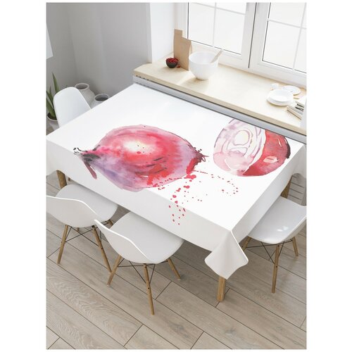 Скатерть прямоугольная JoyArty на кухонный стол "Репчатый лук" из оксфорда, 120x145 см