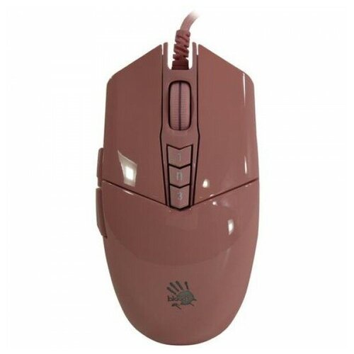Мышь A4 Bloody P91s розовый оптическая (8000dpi) USB (8but)