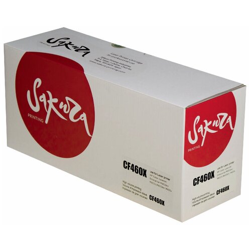 4 шт. Картридж лазерный Sakura 656X / CF460X Увеличенной емкости черный 27000 стр. для HP (SACF460X)
