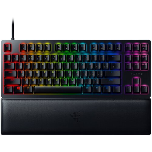 Клавиатура Razer Huntsman V2 Tenkeyless Razer Linear Optical Switch Red, черный, русская, 1 шт.