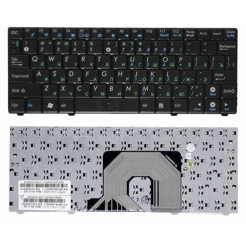 Клавиатура для Asus Eee PC 900SD , русская, черная