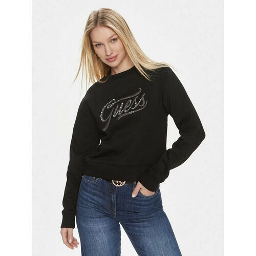 Свитшот GUESS, размер XL [INT], черный
