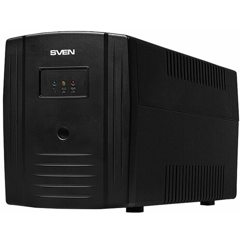 Источник бесперебойного питания SVEN Pro 1000, 1000VA (720W), 3 евророзетки, 2 розетки RJ45, SV-013868