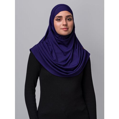 Хиджаб , размер 50/60, фиолетовый