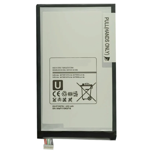 Аккумуляторная батарея MyPads 4450mah EB-BT330FBE/ EB-BT330FBU на планшет Samsung Galaxy Tab 4 8.0 SM-T330/T331/T335