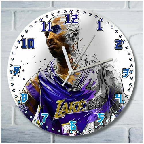 Настенные часы УФ с рисунком Спорт баскетбол - 1086