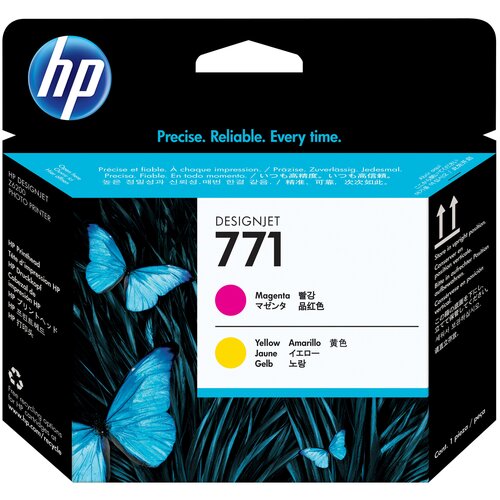 HP 771 M + Y Print Head / CE018A печатающая головка - пурпурный + желтый для принтеров HP