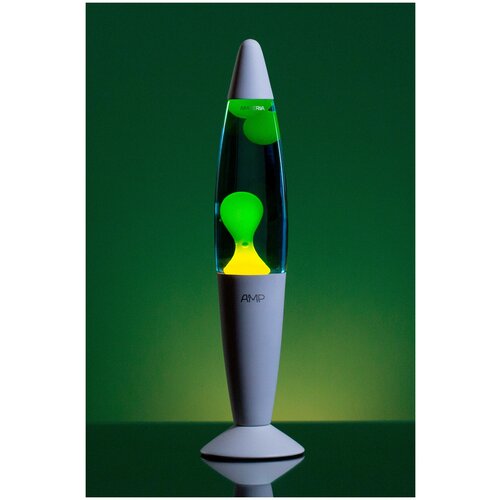 Лава лампа Amperia Rocket Желтая/Синяя (35 см)
