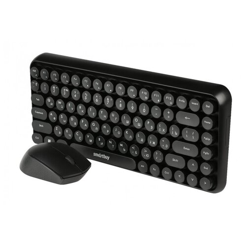 Набор беспроводной Клавиатура+мышь Smartbuy 626376AG BLACK