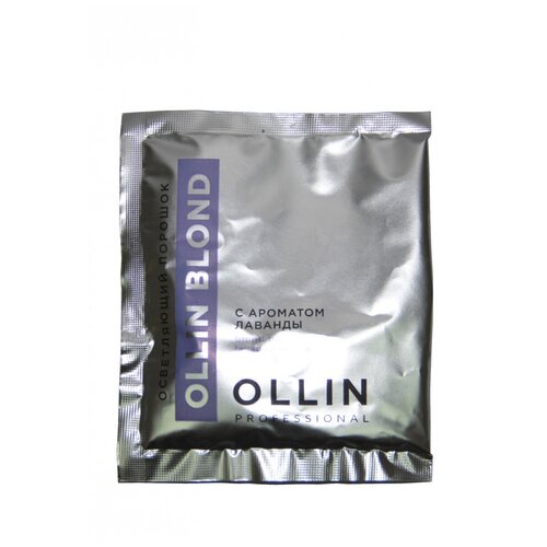 OLLIN Professional Осветляющий порошок с ароматом лаванды Blond 10 %, 30 мл, 30 г